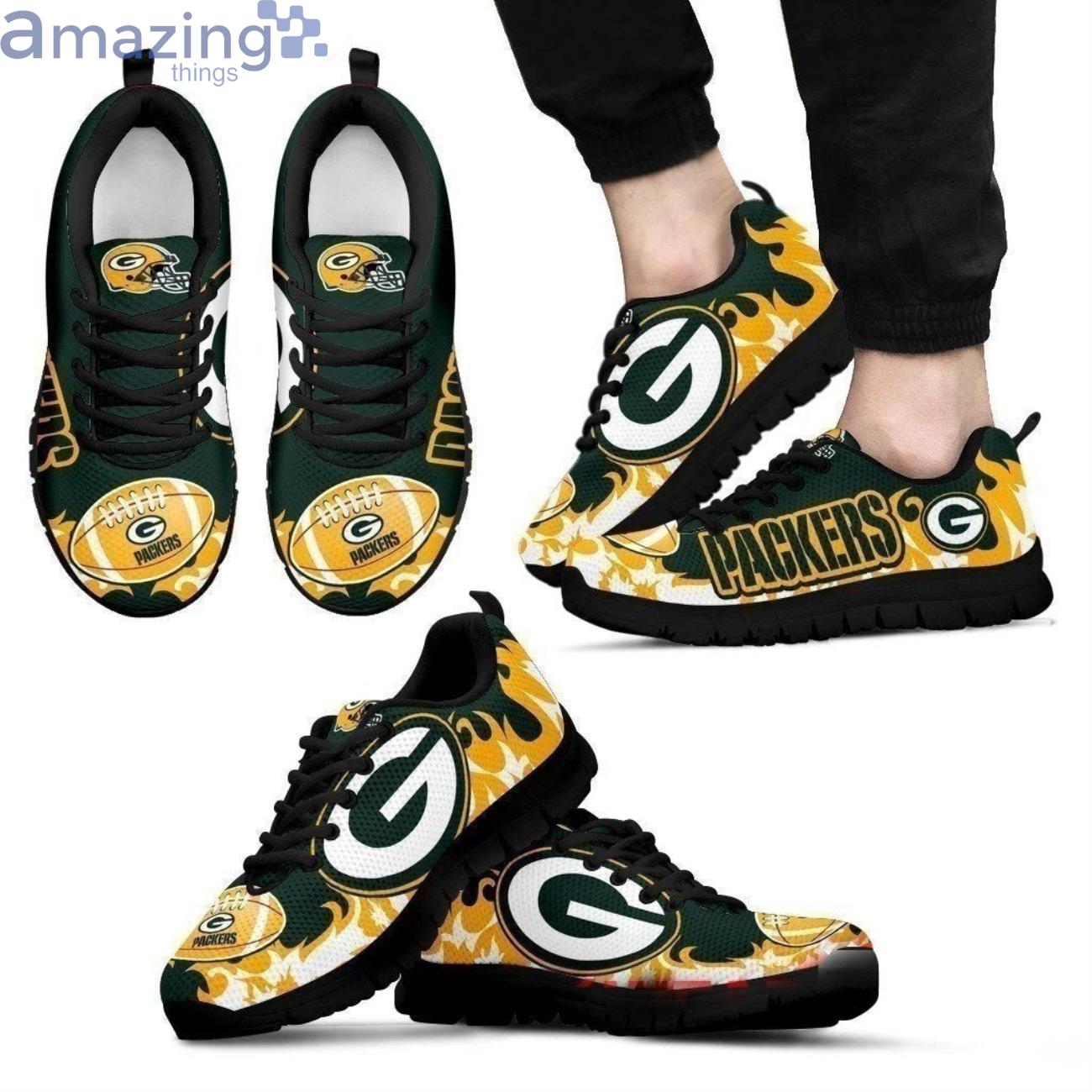 Green Bay Packers Sneakers Shoes For Fans